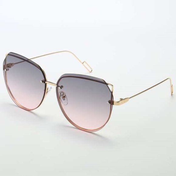 Accessories | Metal Frame Gradient Lens Sunglasses | Poshmark